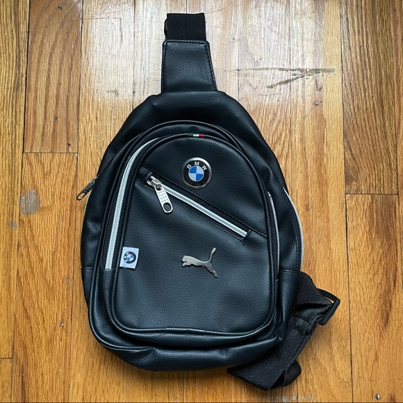 Puma | Bags | Puma X Bmw Black Crossbody Bag | Poshmark